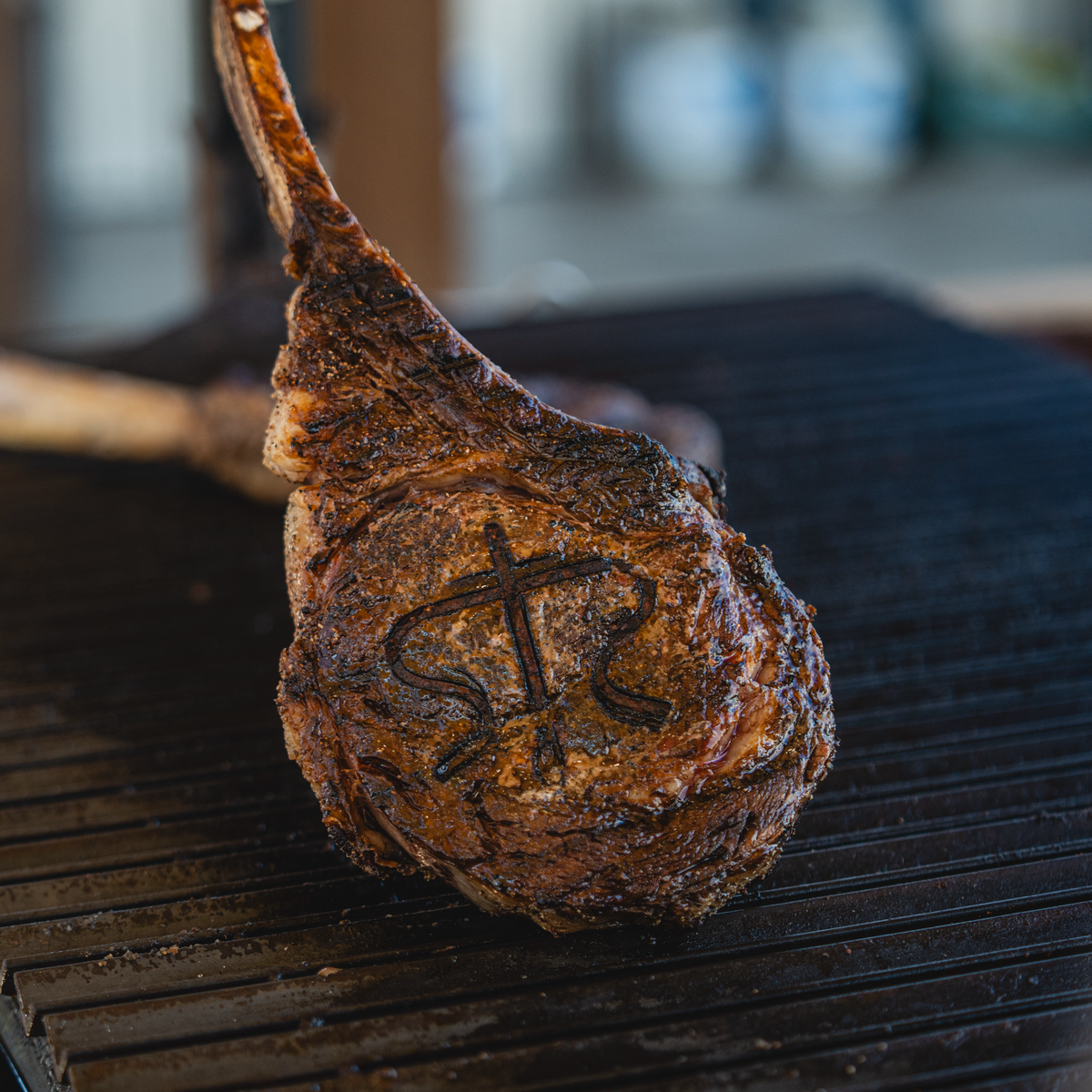 Reverse-Seared Japanese Wagyu Tomahawk Steak from Santos Patronos – The ...